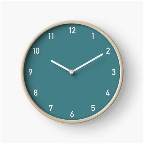 Clock Numbers Teal Clock For Sale By La Chic Clock Numbers Teal
