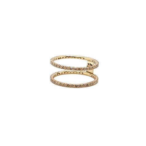 Champagne Double Ring Ioanna Liberta