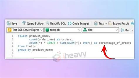How To Add Percentage Symbol In Sql Query Iheavy Devops Cloud