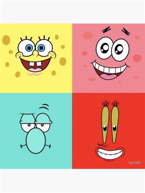 Spongebob Facial Expressions