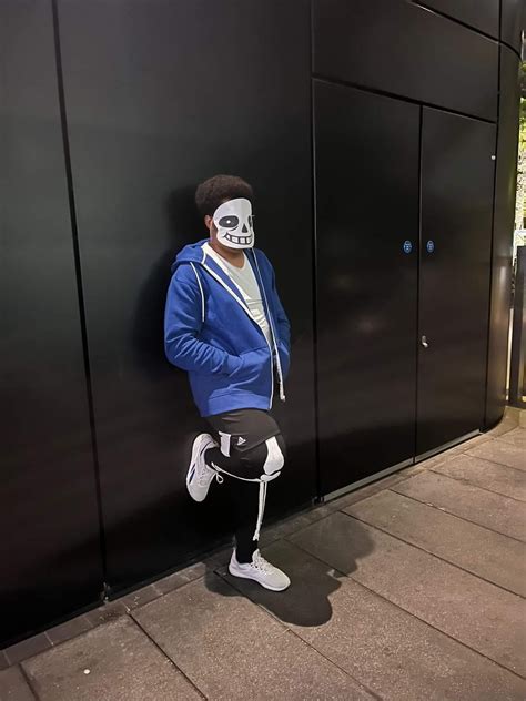Some Pics Of My Sans Costume To My Friends Halloween Party R Undertale