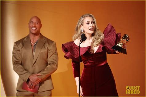 Dwayne Johnson Reveals How He Was Able To Pull Off Surprising Adele At Grammys 2023 Photo