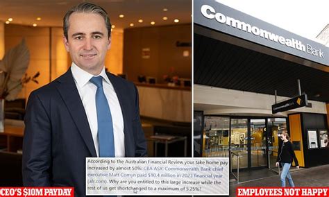 Matt Comyn Read Awkward Question Commonwealth Banks Ceo On 10 4million A Year Was Asked