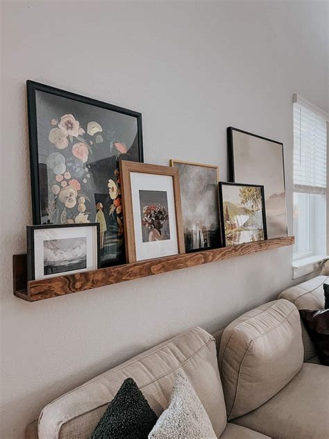 How To Build A Diy Picture Ledge Love And Renovations Shelf Decor