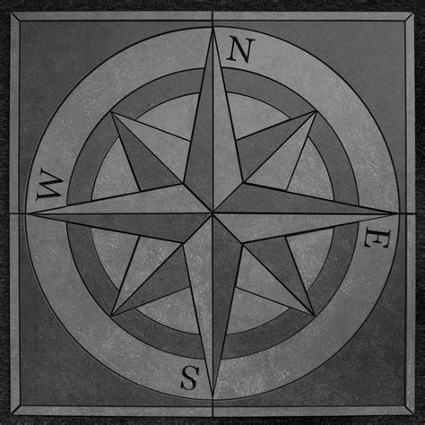 Compass Rose Tile Design