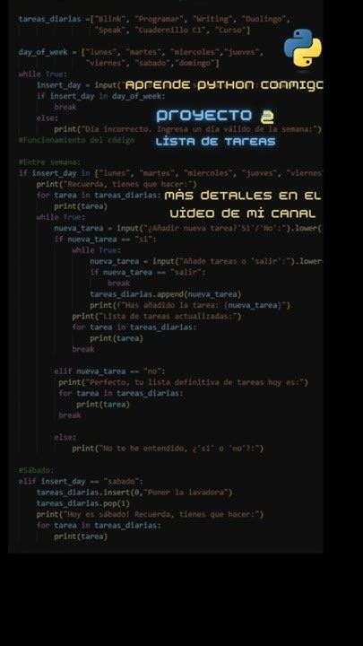 Lista De Tareas En Python En 1 Minuto Python Proyectospython Youtube