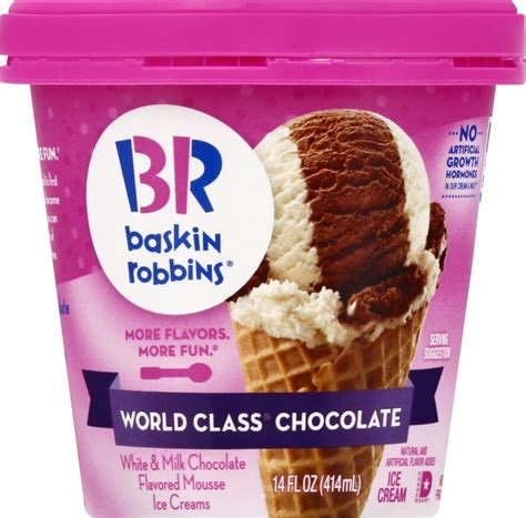Baskin Robbins® World Class Chocolate Ice Cream Pint 14 Oz Kroger