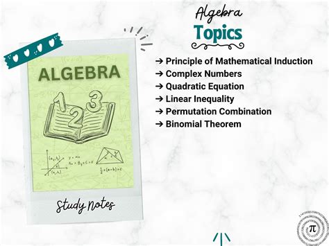 Algebra Aesthetic Notes Pdf For High School Math Grade 11 Newtondesk