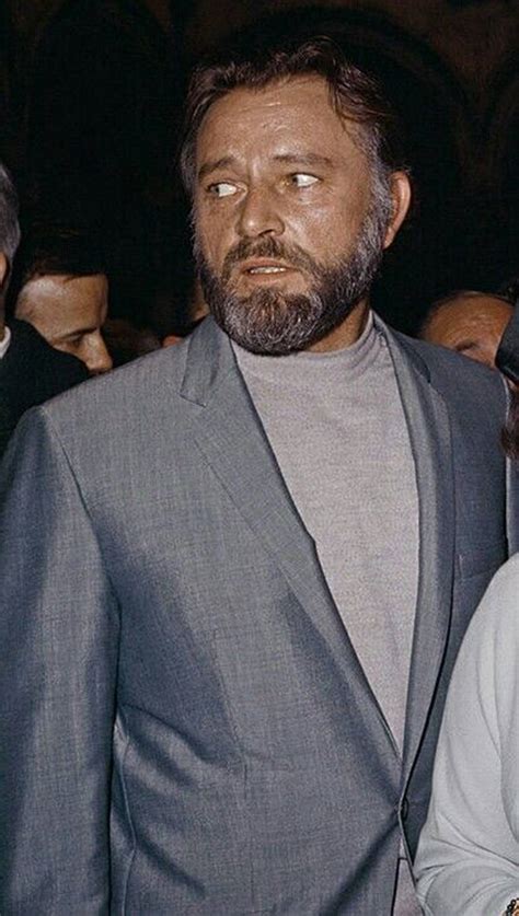 Download The Iconic Richard Burton Sporting A Beard Wallpaper