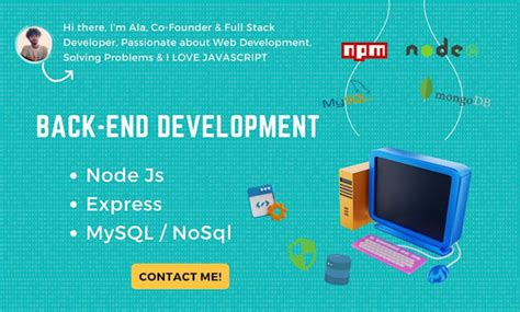 Build Or Fix Your Backend Web Application Using Node Js And Express By Alahamadi Fiverr
