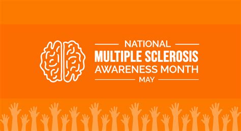 Multiple Sclerosis Awareness Month Background Or Banner Design Template