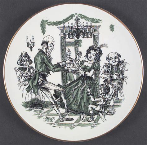 A Christmas Carol Dinner Plate By Shenango Replacements Ltd