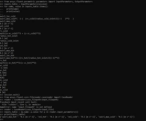 The List Of Parameters With Casereader And Parametricparametersinputparameters Doesnot Match