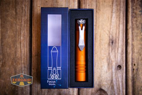 Focusworks Edc F3 Pumpkin Orange Flashlight Review Zeroair Reviews