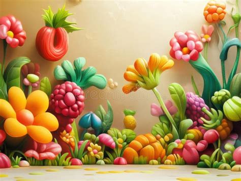 Whimsical And Playful Background With Humorous Designs Fun And Quirky