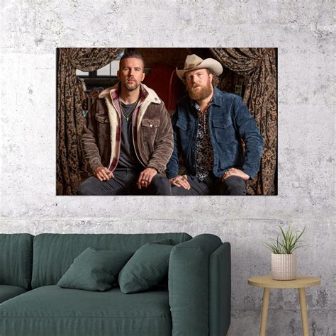 Poster The Brothers Osborne American Country Music Duo Poster Wall