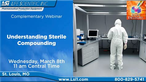 Understanding Sterile Compounding A Complimentary Webinar Life Scientific Inc