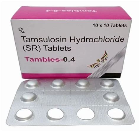 04mg Tambles Tamsulosin Hydrochloride Tablet At ₹ 185strip