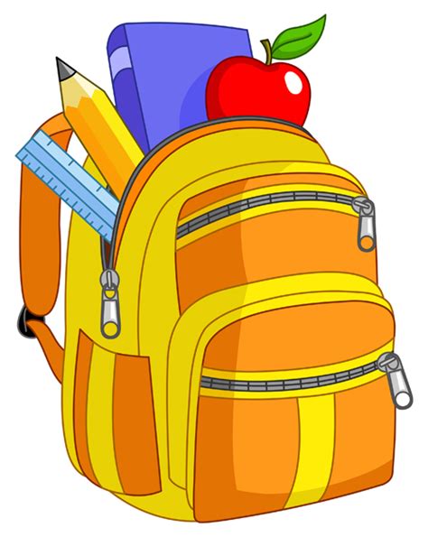 Colored School Bag Vector 05 Free Download