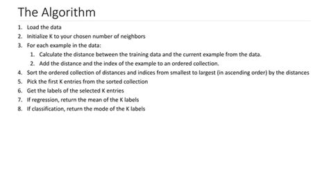 Machine Learning Algorithm Knn Pdf Technology And Computing