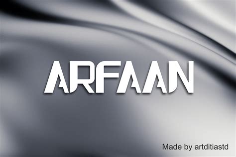Arfaan Font Masterbundles