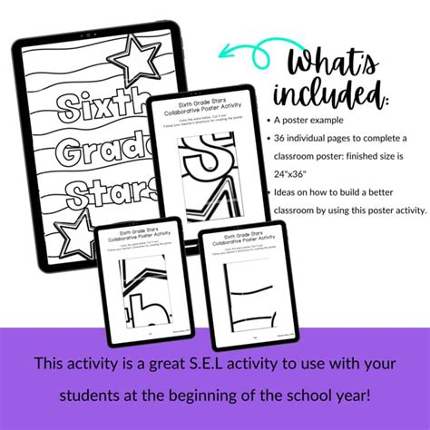 Building A Classroom Community Collaborative Poster Activity For 6th Grade