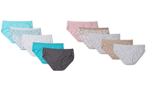 5 Or 10 Pack Hanes Ultimate Comfortsoft Stretch Tag Free Hipster Panty