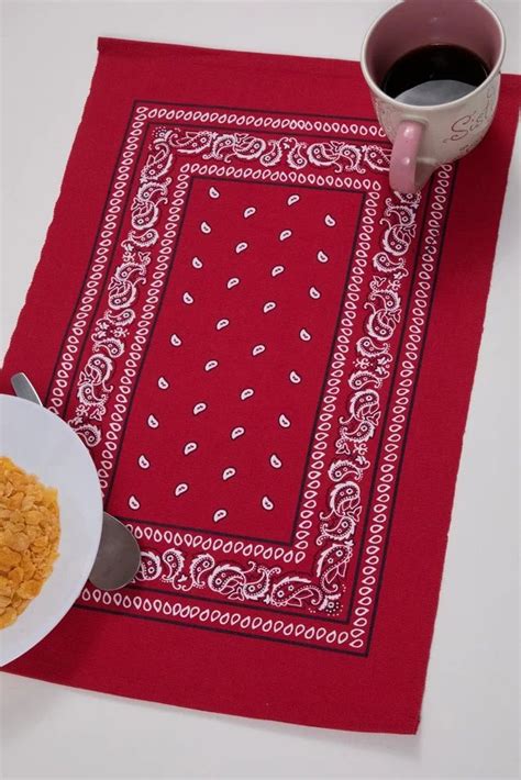 Red Printed Cotton Table Mats Size 18 X 12 Inch L X W At Rs 200