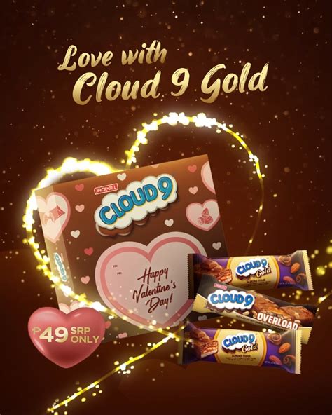 Love With Cloud 9 Gold Valentine Box Atmosphere Of Earth Love Is