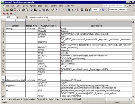 Dive Into Cdisc Express 3 Navigate Mapping File Jiangtang Hu 胡江堂