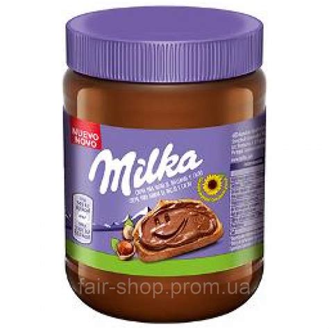 Шоколадная Паста MILKA Cocoa Cream With Hazelnuts340гр. Доставка З США ...