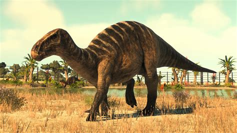 Iguanodon El Diente De Iguana Dinosaurios Tiranosaurio Este Dinosaurio