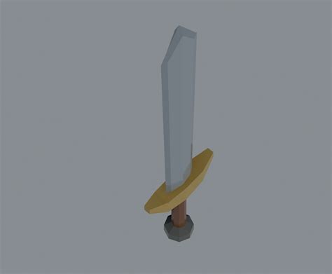 Sword Low Poly Model Turbosquid 2058089