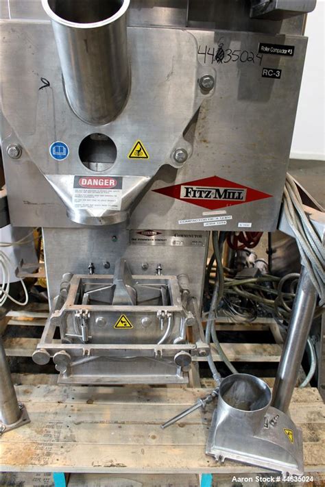 Used Fitzpatrick Chilsonator Model Ir520 Stainless Steel Constructi