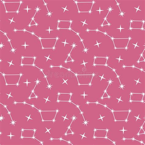 Constellations Pattern Space Astronomy Science Stock Vector