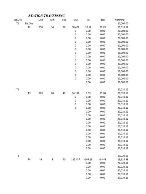 Traverse Computation Pdf