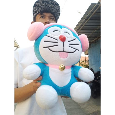 Jual Boneka Doraemon Pake Headsheat Pink Boneka Doraemon Doraemon