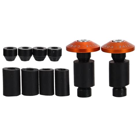 Guangmc 2pcs Useful Motorbike Handlebar Plug Safety Handle Refit Plugs Handlebar Ends