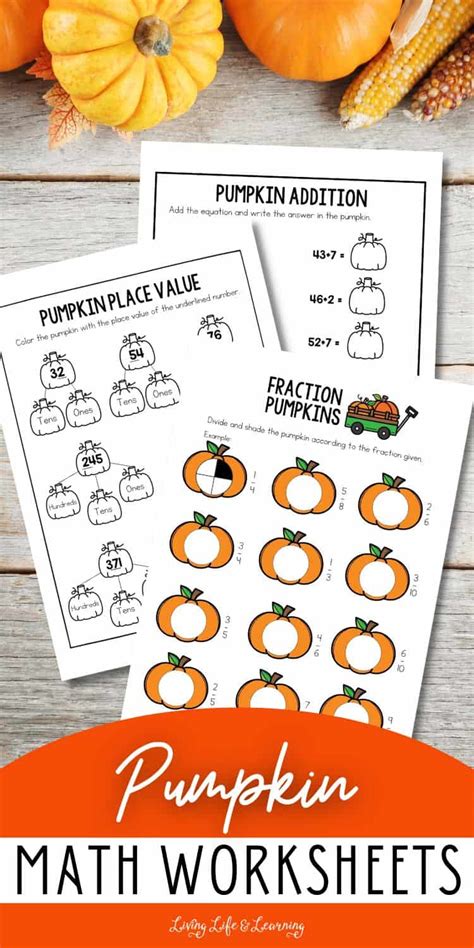Pumpkin Math Worksheets