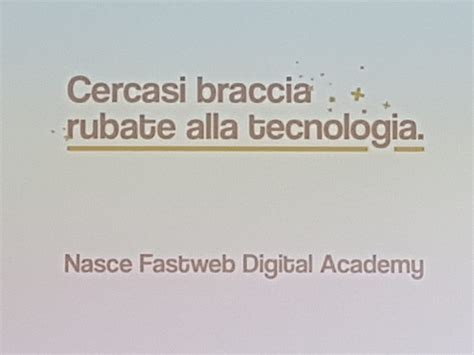 Fastweb Digital Academy Al Via I Corsi Di Formazione Gratuiti Per I Nuovi Talenti Digitali