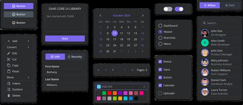 Svar React Ui Components Library
