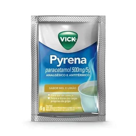 Comprar Vick Pyrena 500mg 5g Envelope Com 5g De Pó Para Solução Oral