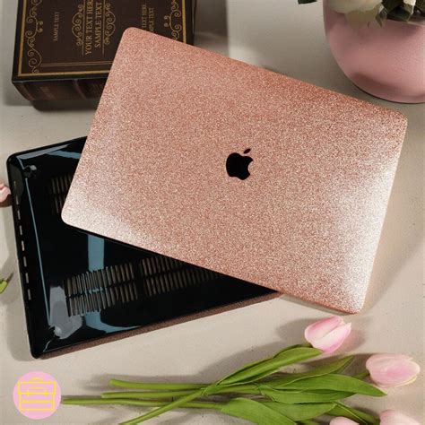Glitter Macbook Case Initial Sparkle Laptop Cover Bling Stylish Macbook Case Macbook Pro 13
