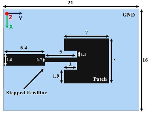 Figure 1 From Microstrip Patch Antenna Array With Cosecant Squared