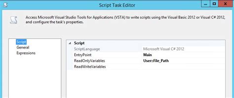 Lijith Msbi Blog Reading A Text File From Ssis Script Task Using Streamreader In C