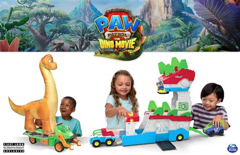 Nickalive First Look At Paw Patrol The Dino Movie Toys Unveiled