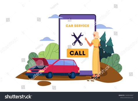 Broke Down Car Over 441 Royalty Free Licensable Stock Illustrations