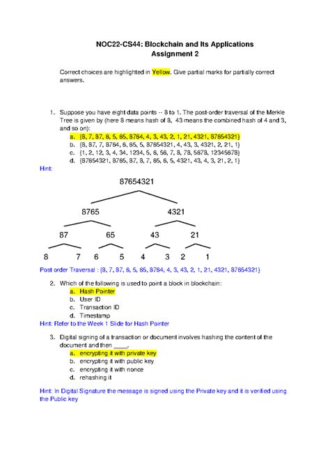 noc22 cs44 assignment 2 sol noc22 cs44 blockchain and its