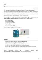 Program Arduino Analog Input Potensiometer PDFCOFFEE COM