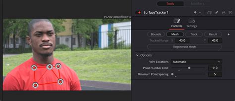 why do tracker points look blown up r davinciresolve